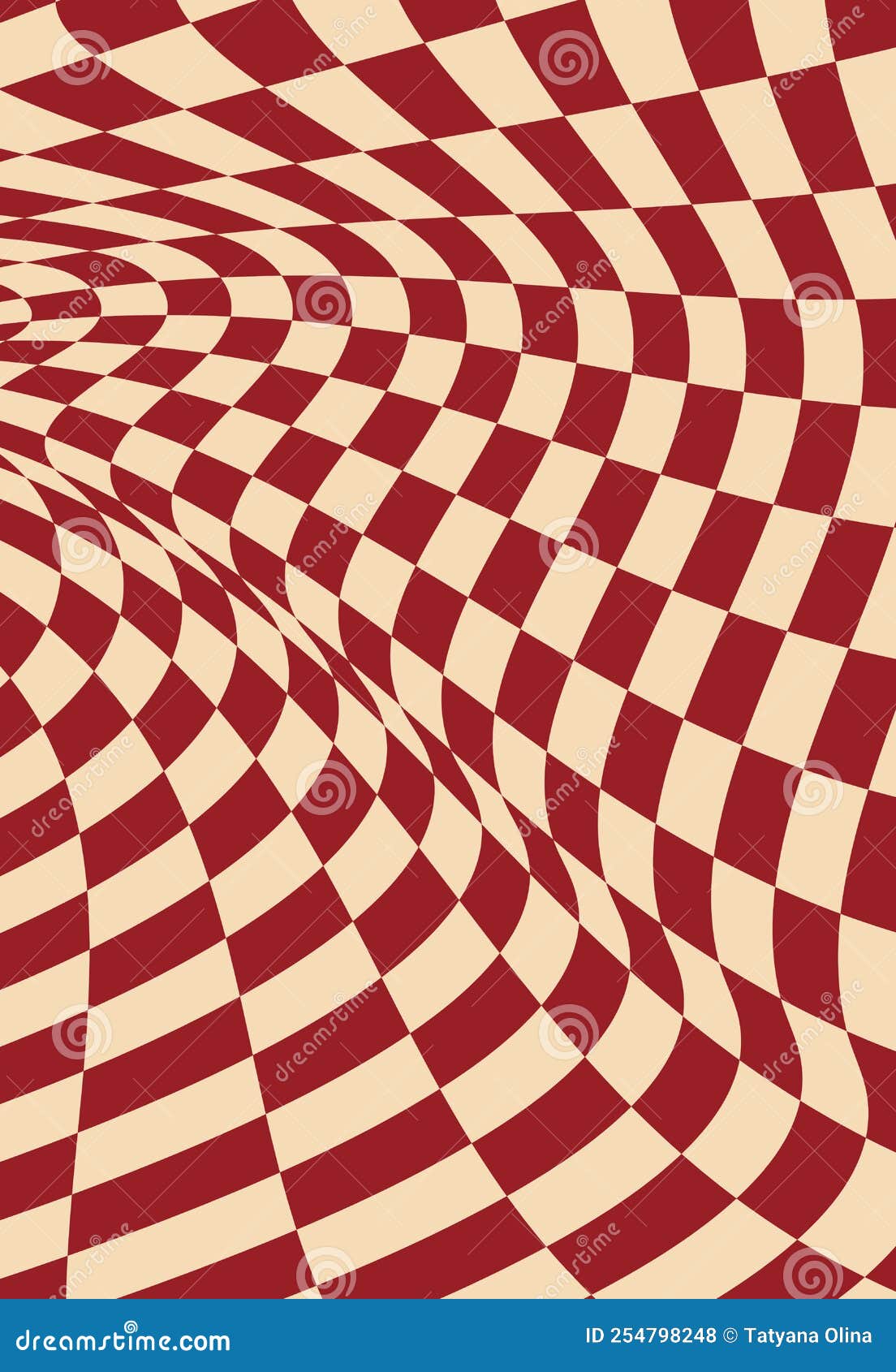 Psychedelic Geometric Pattern with Squares Stock Vector - Illustration ...