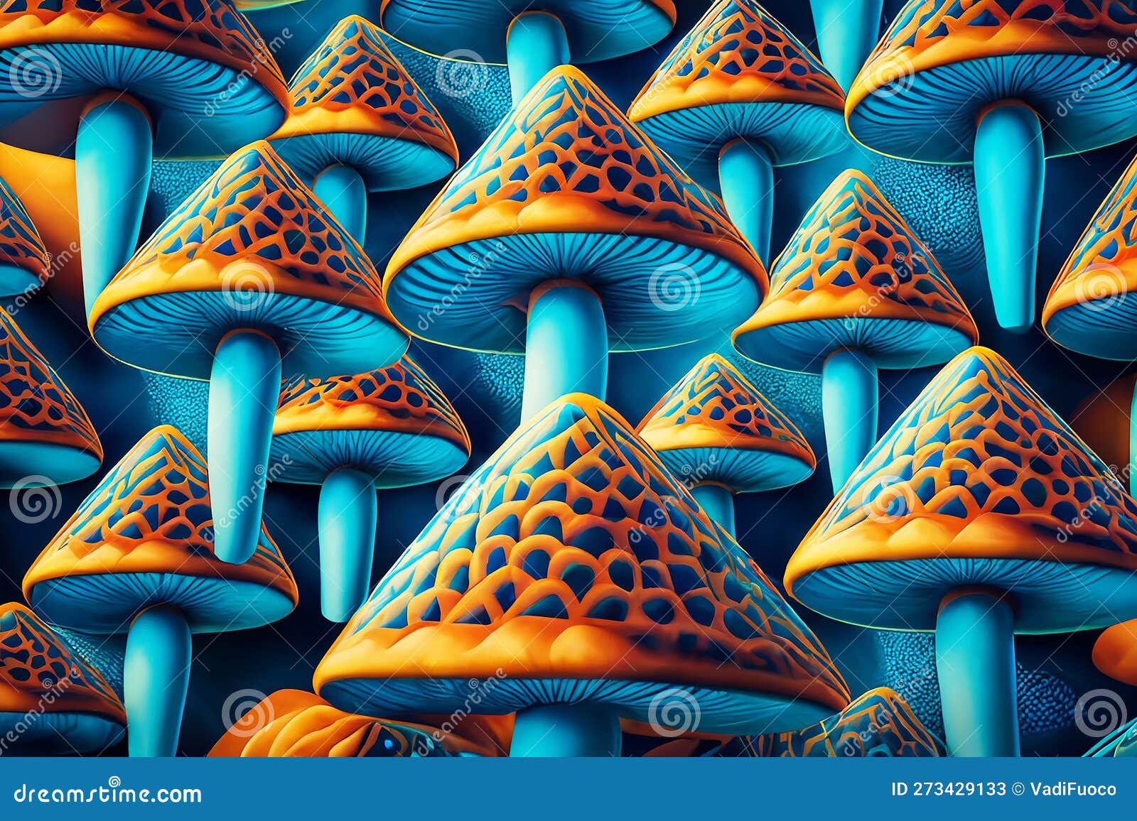 Psychedelic Geometry, Psychedelic Mushrooms. Background Stock ...