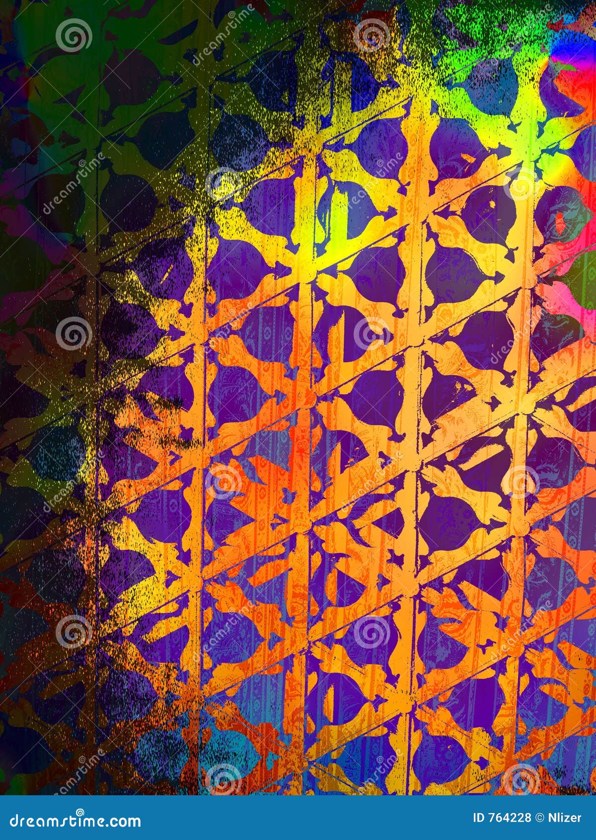 Psychedelic Grunge with Rainbow Pattern Background Wallpaper Stock ...