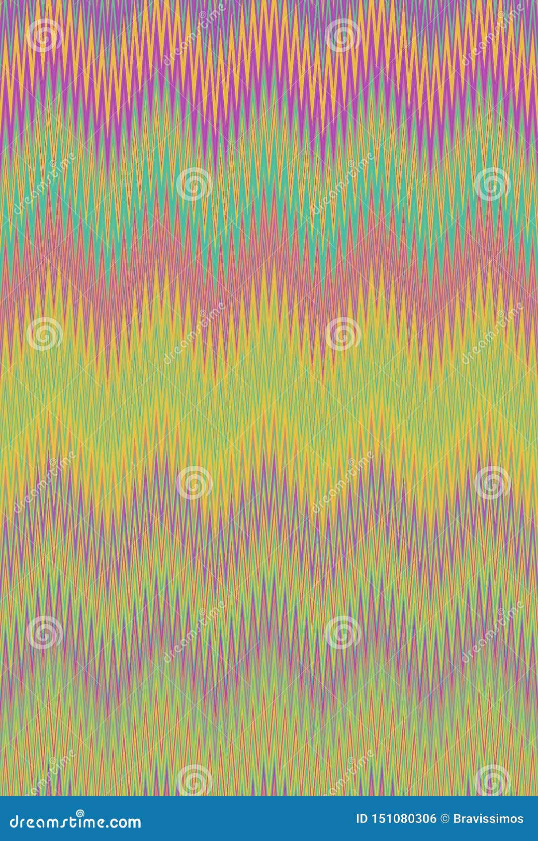 Psychedelic Hallucination Hallucinogenic Chevron Zigzag. Art Stock ...