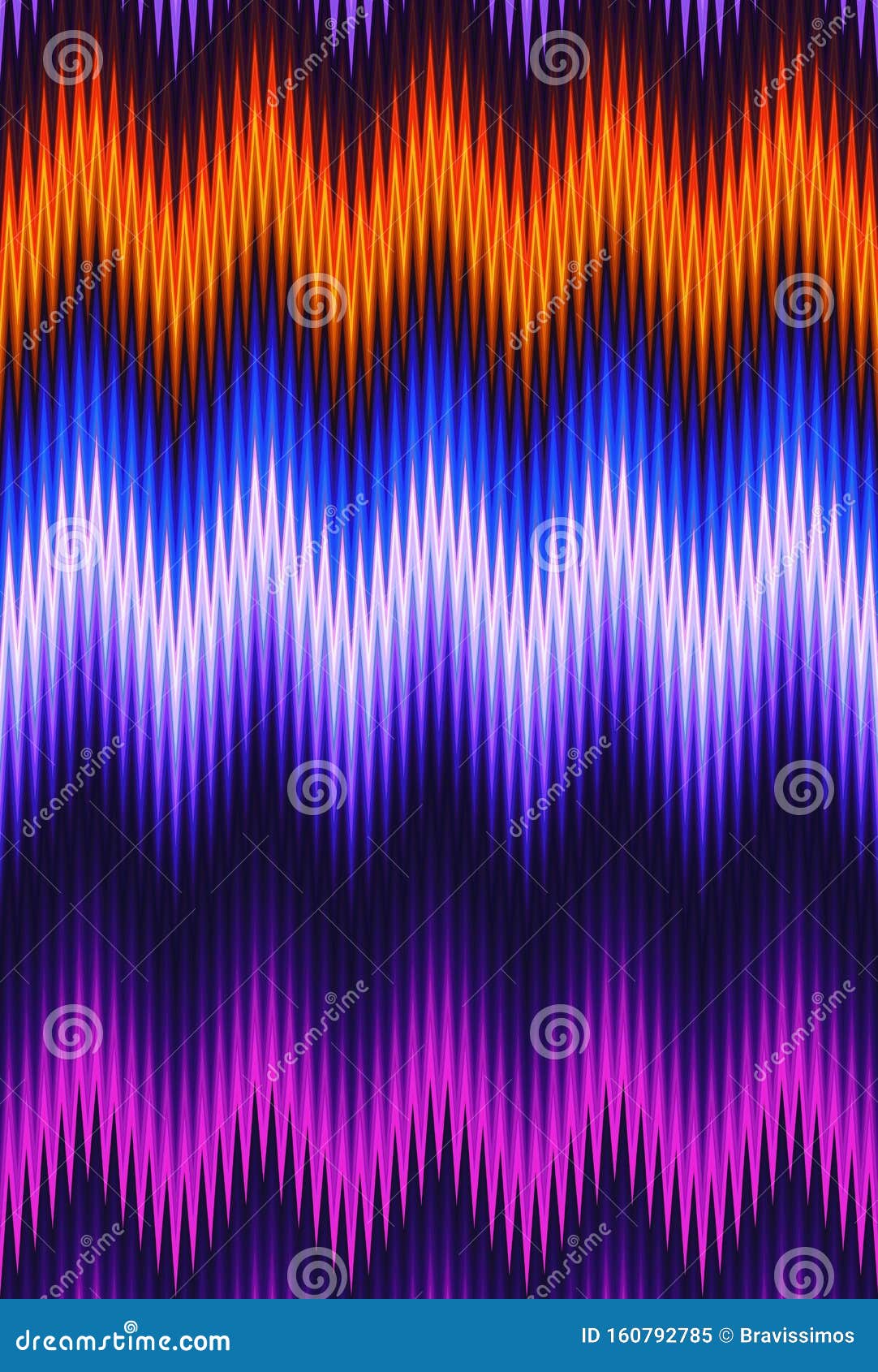 Psychedelic Hallucination Hallucinogenic Chevron Zigzag. Decorative ...