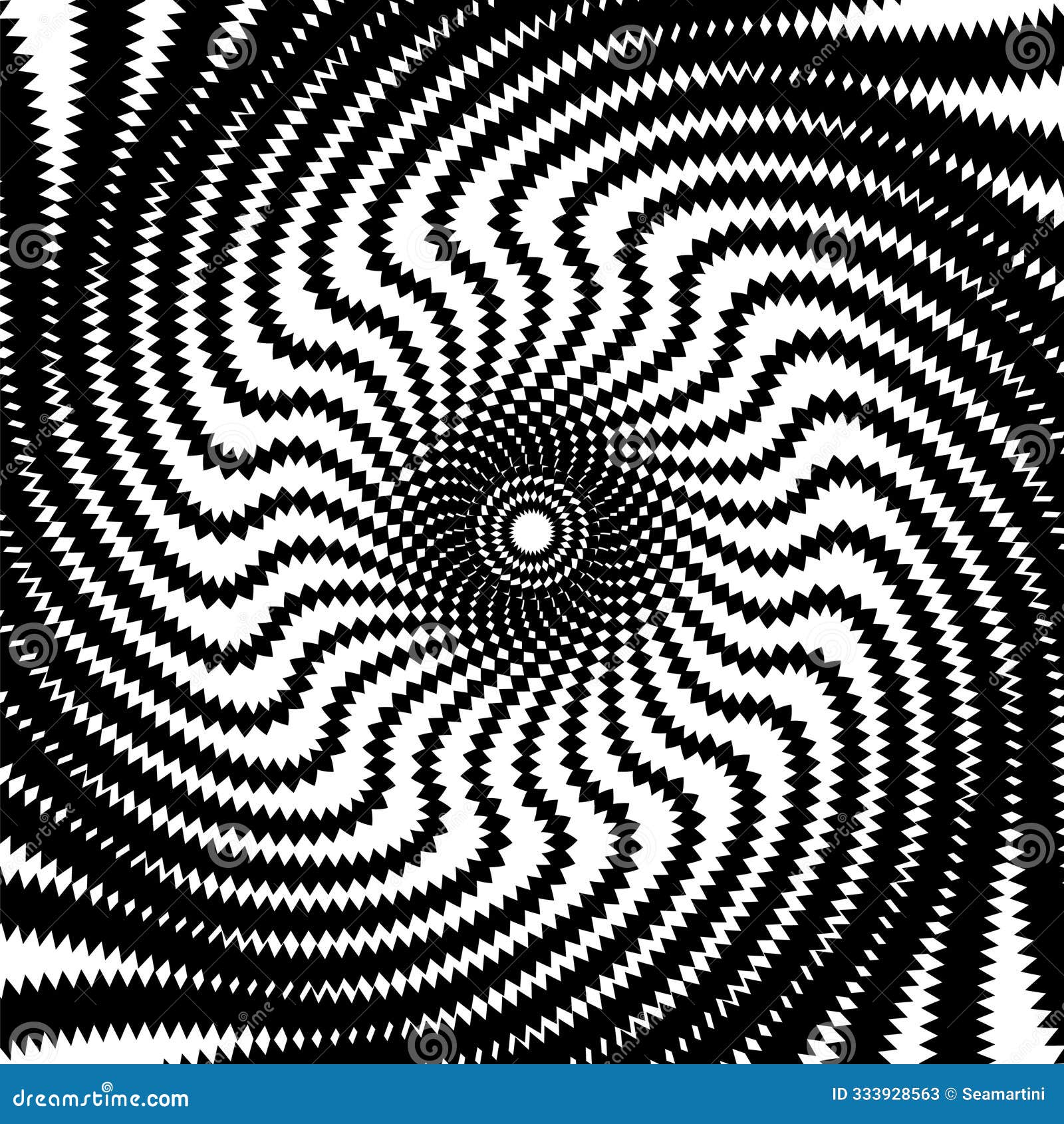 Psychedelic Hypnotic Spiral Pattern Hypnosis Swirl Stock Illustration ...