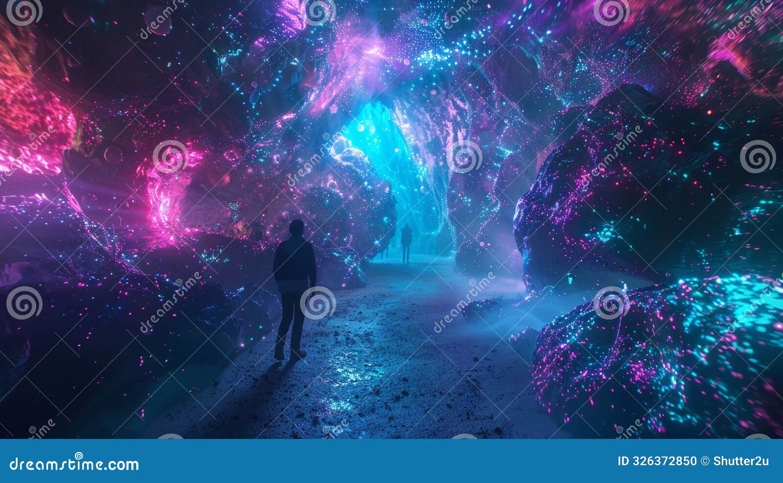 Psychedelic Mind Maze: A Man's Surreal Journey Through Visual Illusions ...