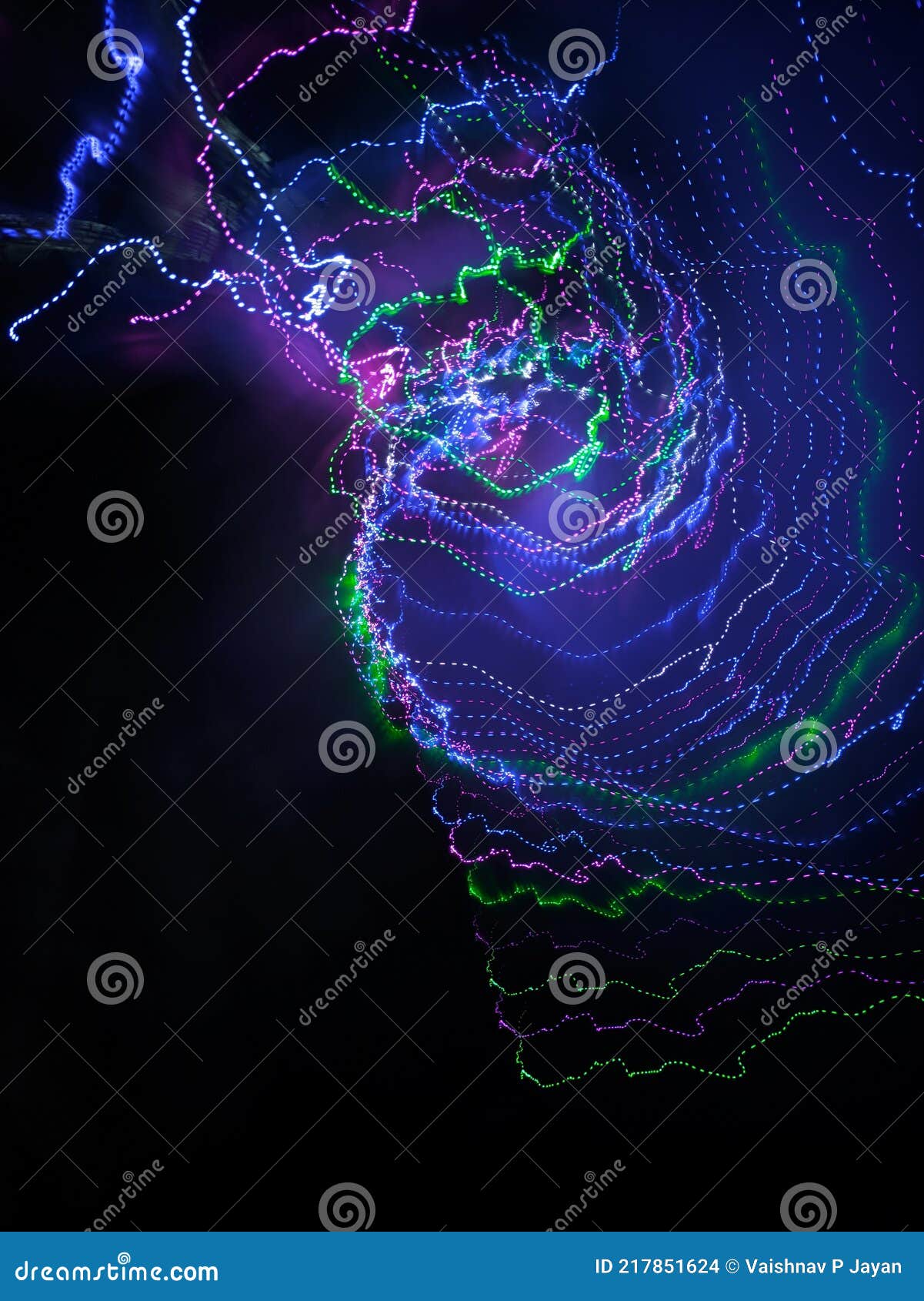 Into the Psychedelic Lights Stock Photo - Image of earth, brokeaf ...