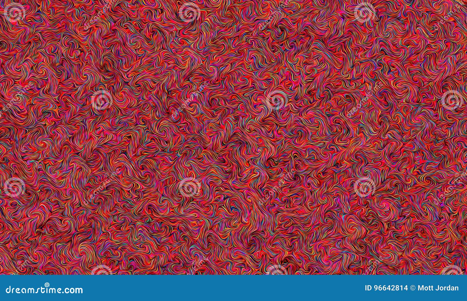 Psychedelic Lines Magenta Rainbow Stock Illustration - Illustration of ...