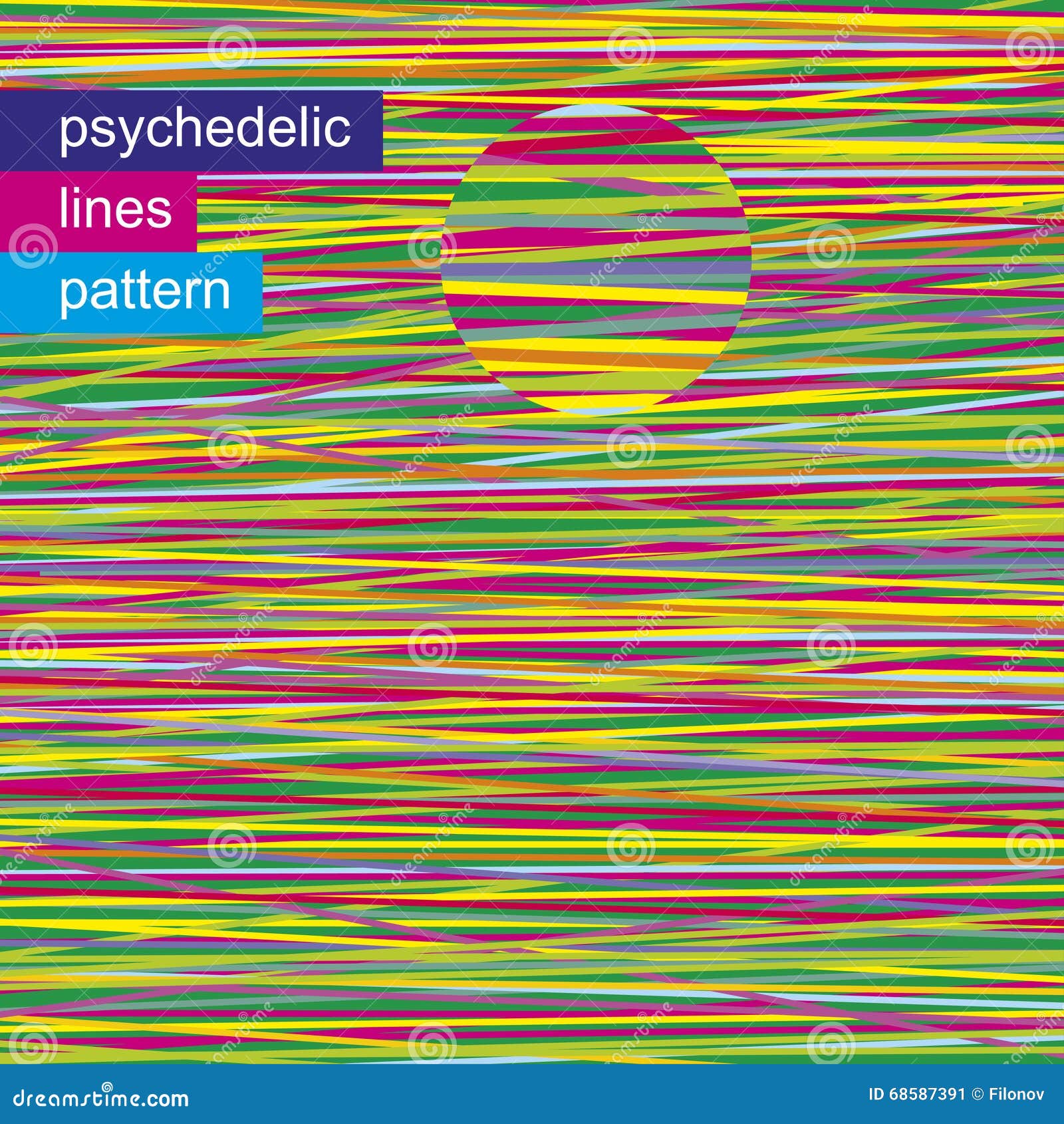 Psychedelic Lines Pattern 02 Stock Vector - Illustration of fantasy ...