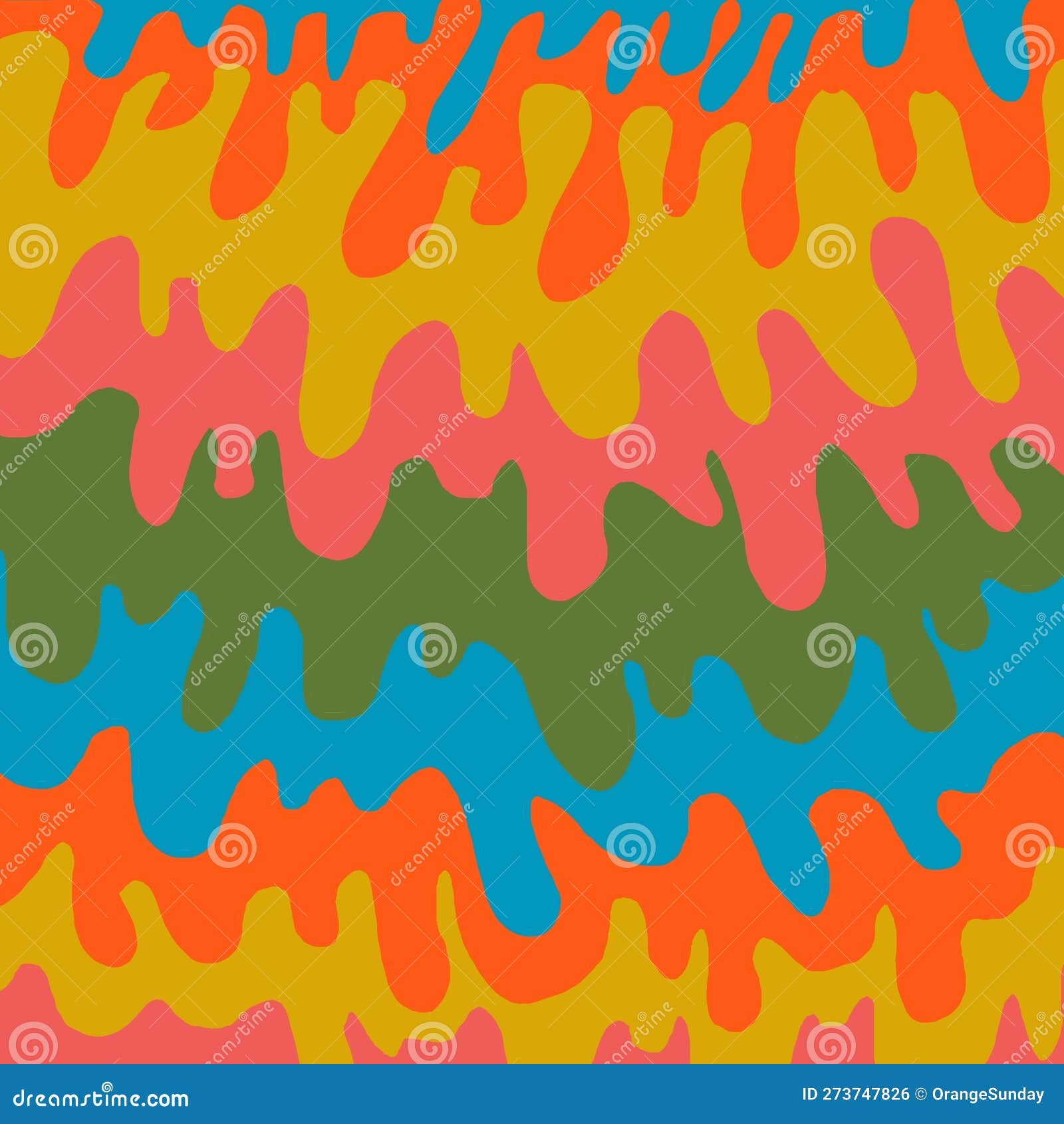 Psychedelic Liquid Drip Melt 1970s Neon Groovy Stripe Trippy Y2k ...