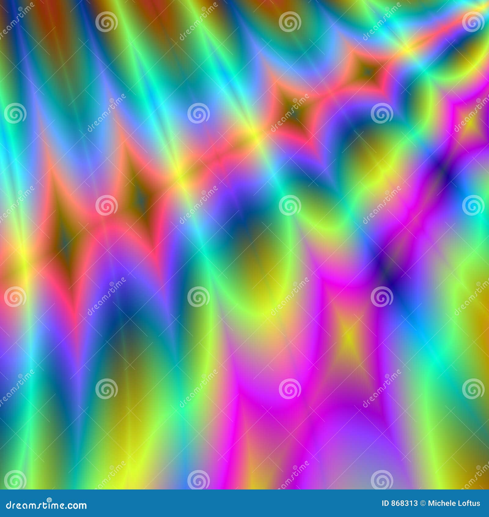 Psychedelic Night Lights stock illustration. Illustration of geometric ...