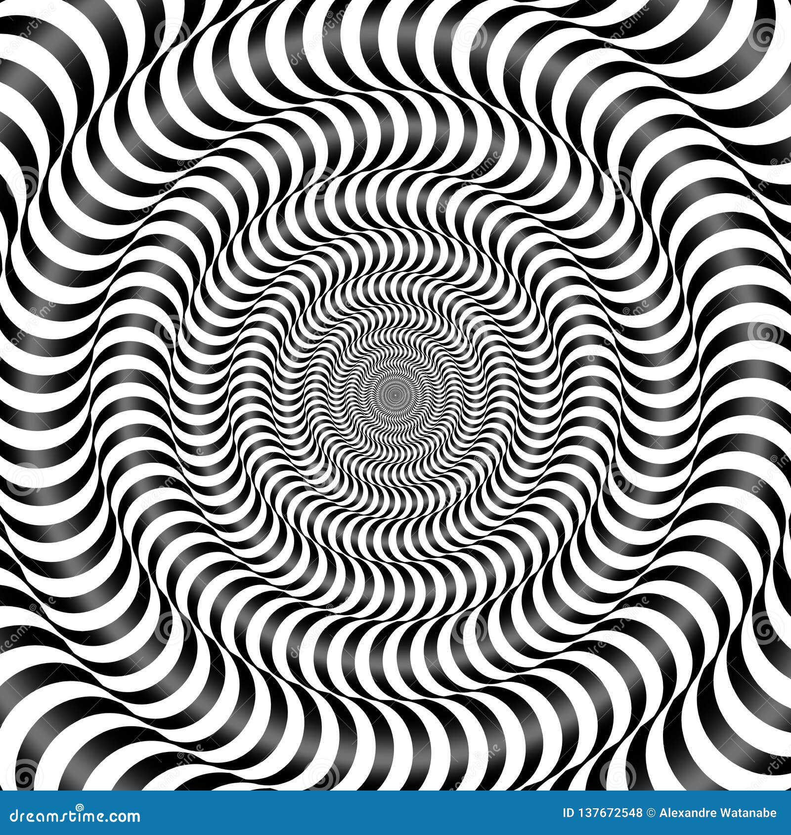 Psychedelic Optical Illusion Colorful Vector Pattern | CartoonDealer ...