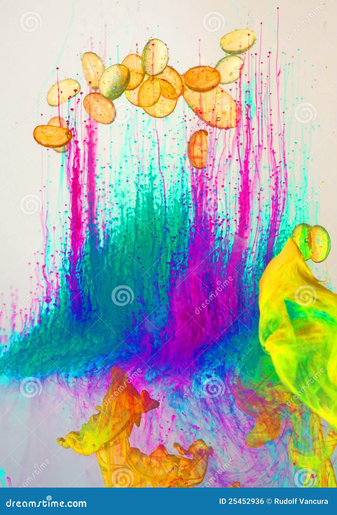 Psychedelic Paint Background Stock Photo - Image of watery, pattern ...