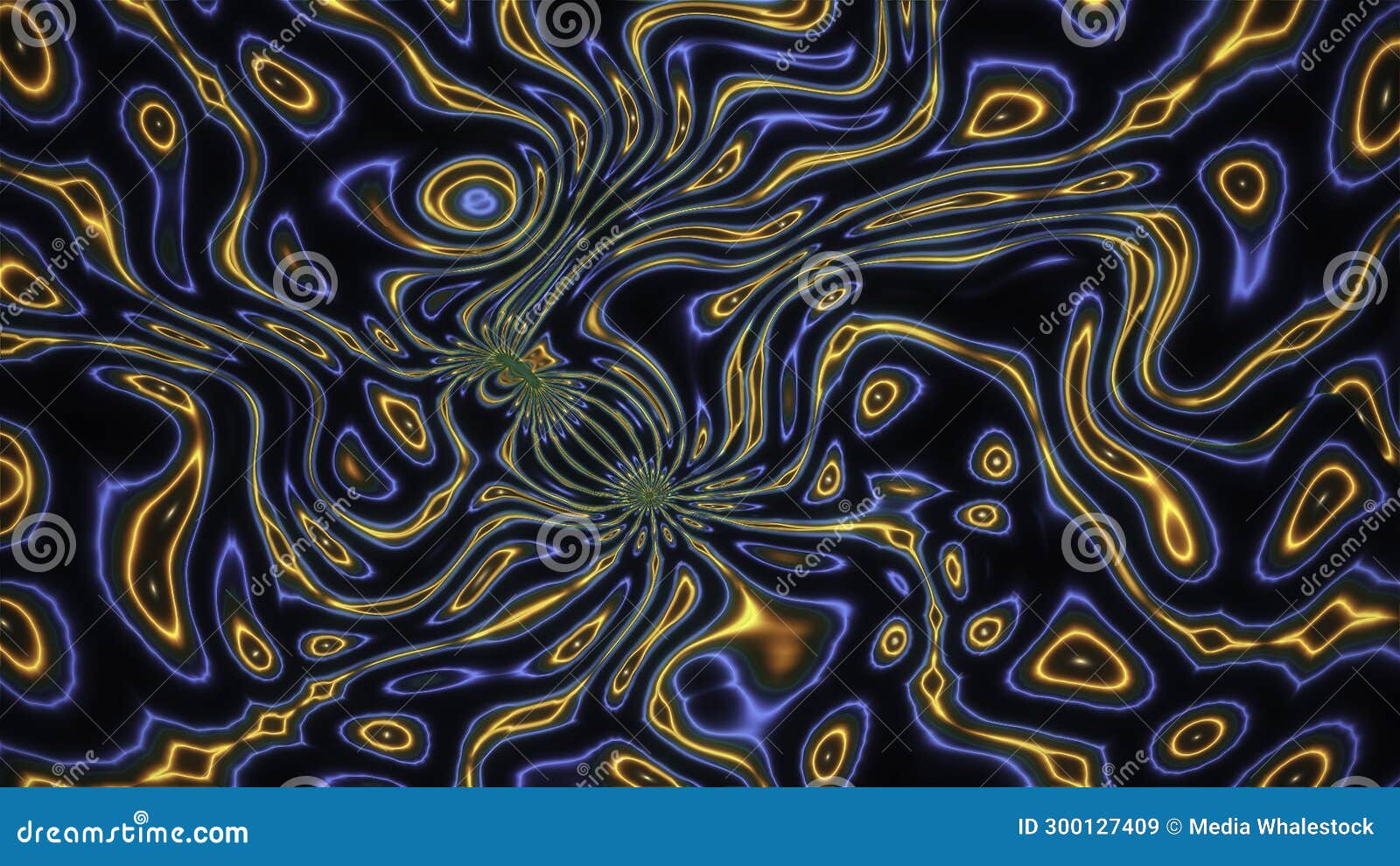 Psychedelic Pattern with Curved Lines and Flashing Colors. Motion Stock ...