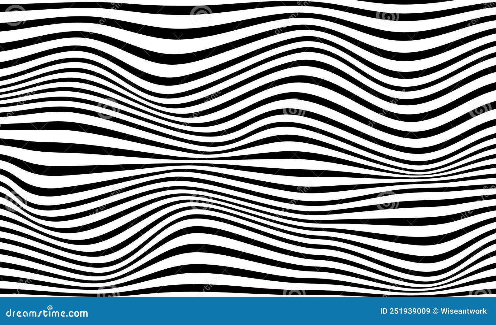 Psychedelic Pattern. Optical Illusion. Black-white Abstract Background ...