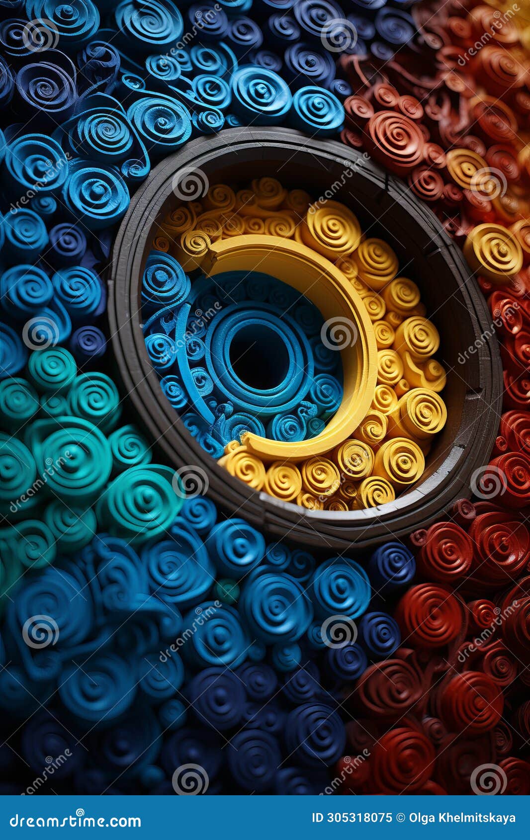 Psychedelic Patterns. Bold Swirling Designs with Vibrant Colors and ...