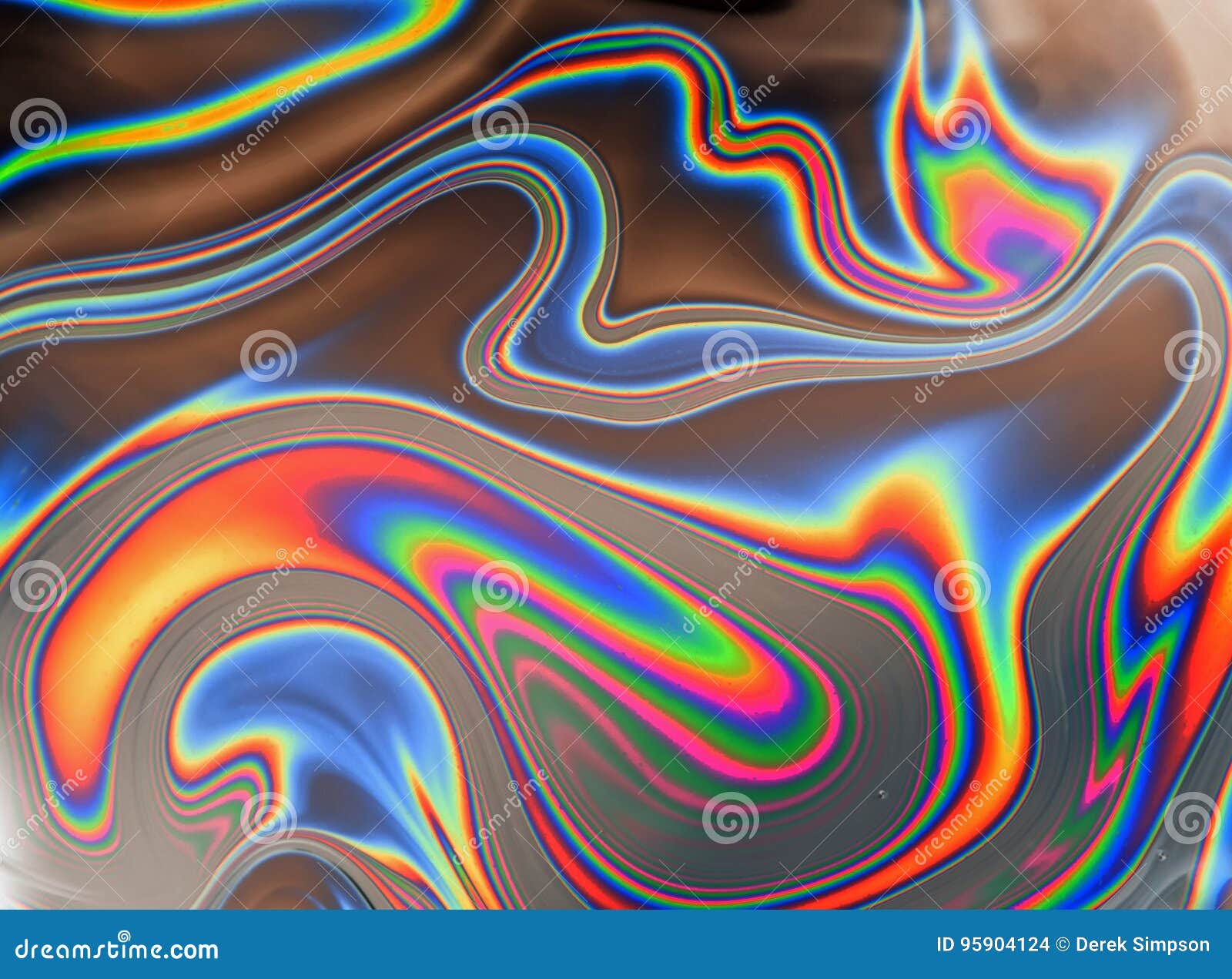 Colorful Psychedelic Soap Bubble Abstract Background Stock Photo ...