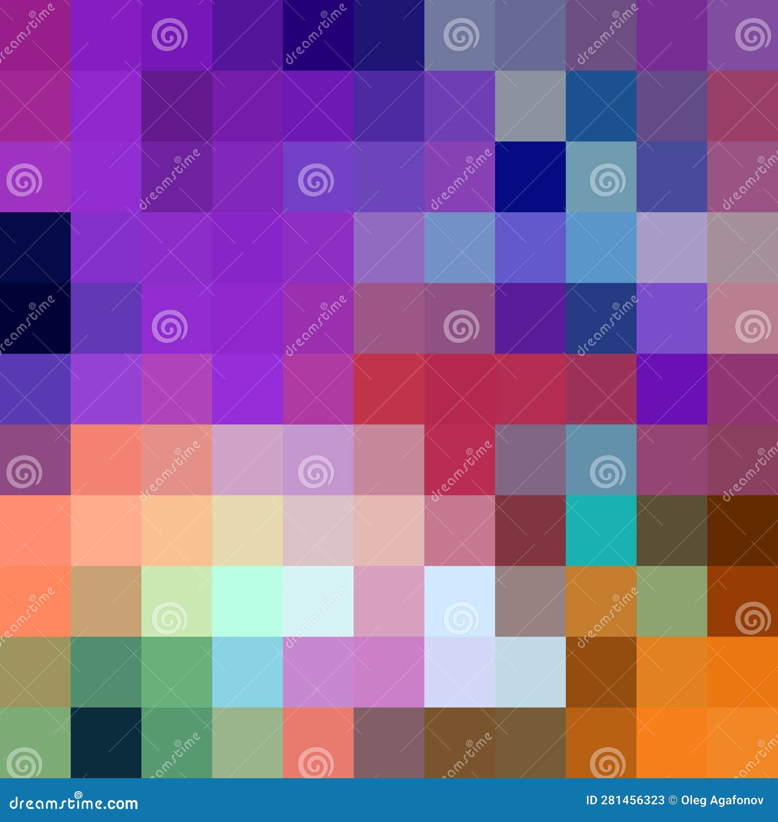 Colorful Pixelate Motion Blur Background On Black Backdrop Royalty-Free ...