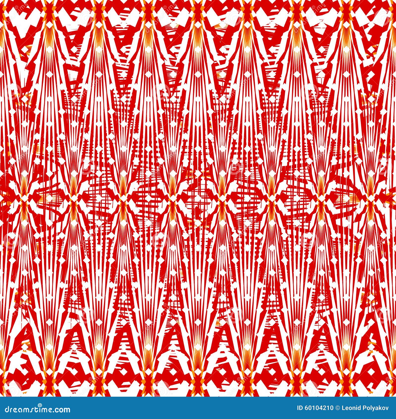 Psychedelic Red Abstract Geometric Background Vector Illustration Stock ...