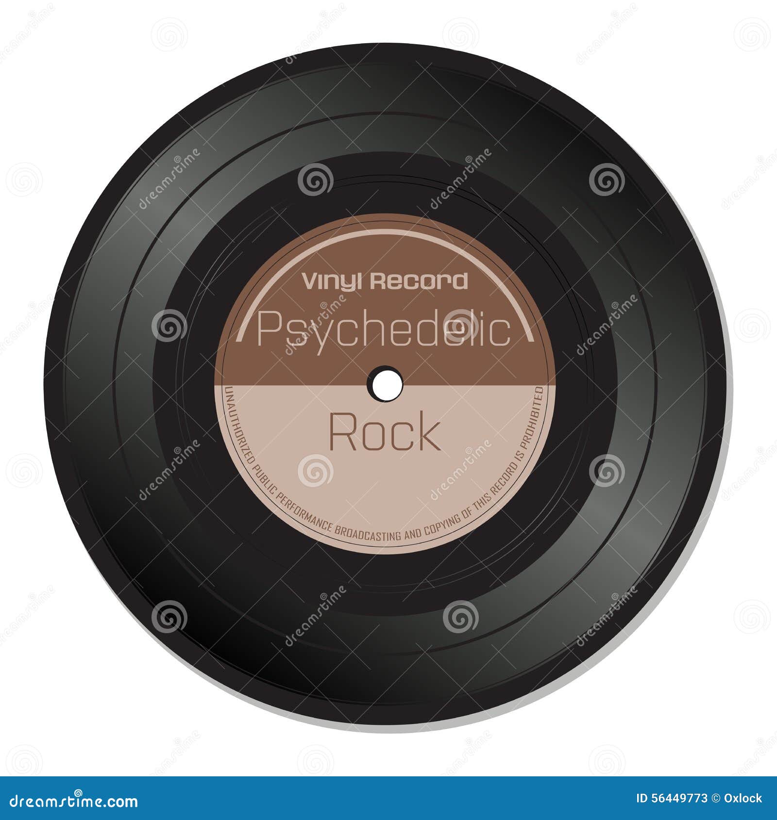 Psychedelic Rock Vinyl Record Stock Vector - Illustration of audio ...