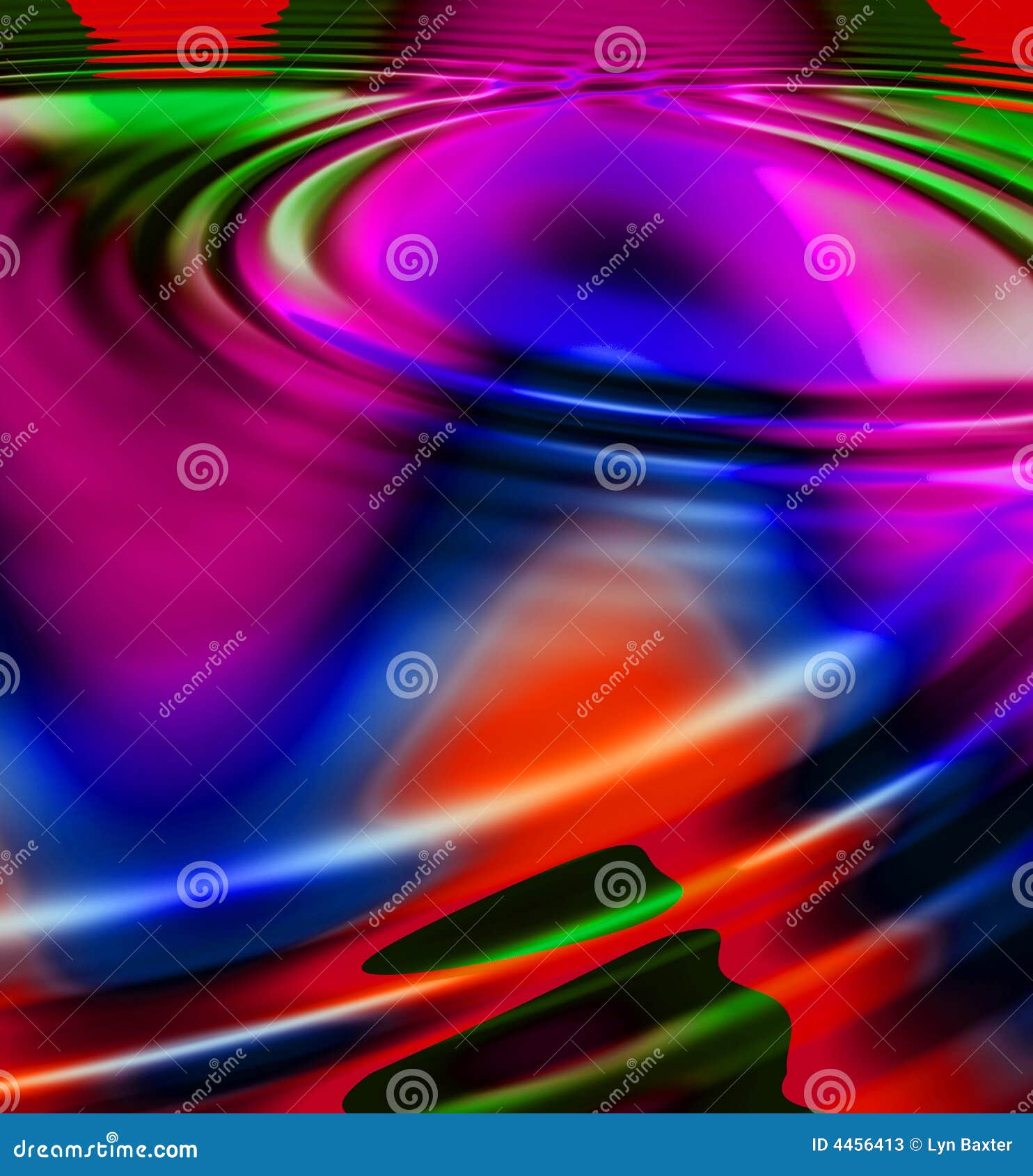 Psychedelic sound waves stock illustration. Illustration of colorful ...