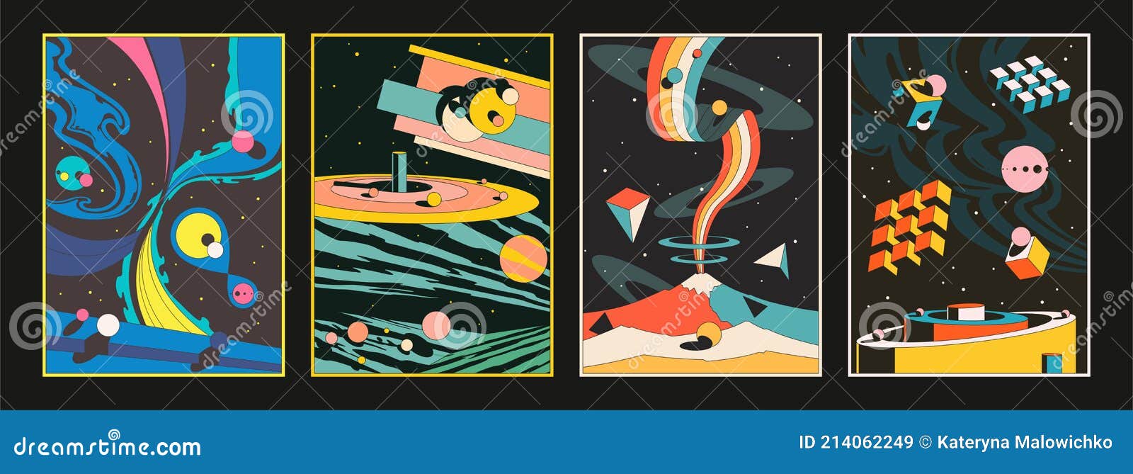 Psychedelic Volcano Erupting Color Smoke Stock Photo | CartoonDealer ...