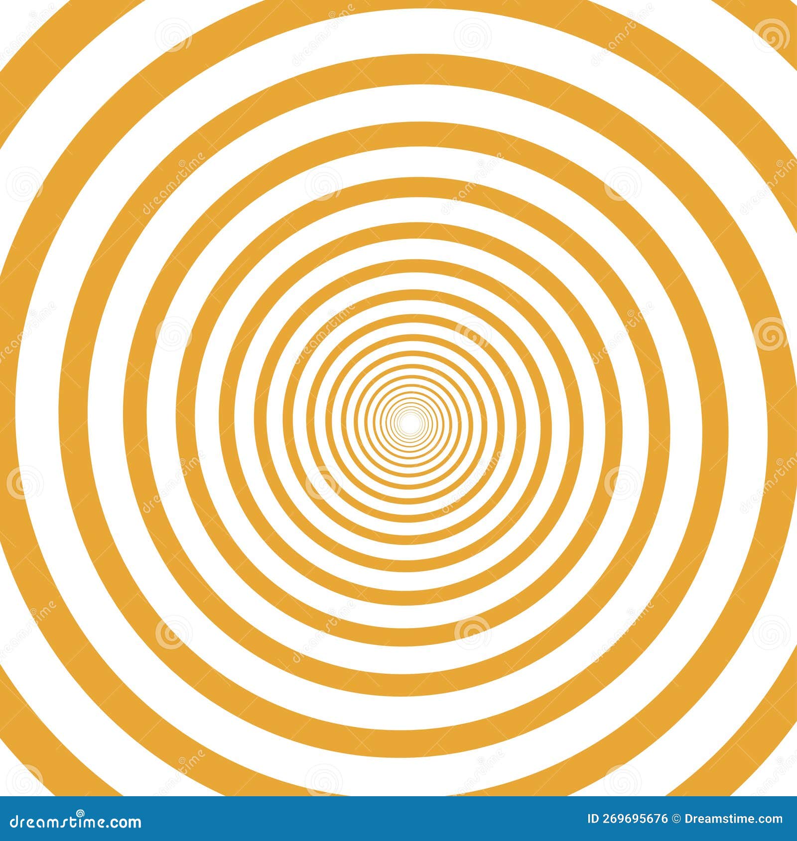 Psychedelic Spiral with Radial Rays. Hypnotic Spiral Stock Vector ...