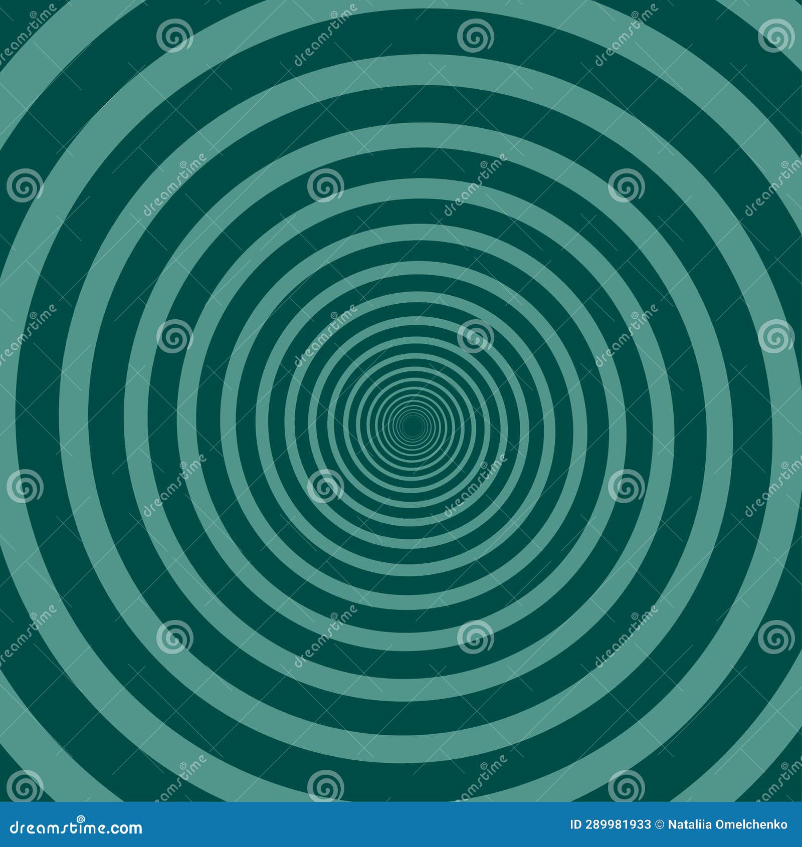 Psychedelic Spiral with Radial Rays. Hypnotic Spiral Vector Stock ...