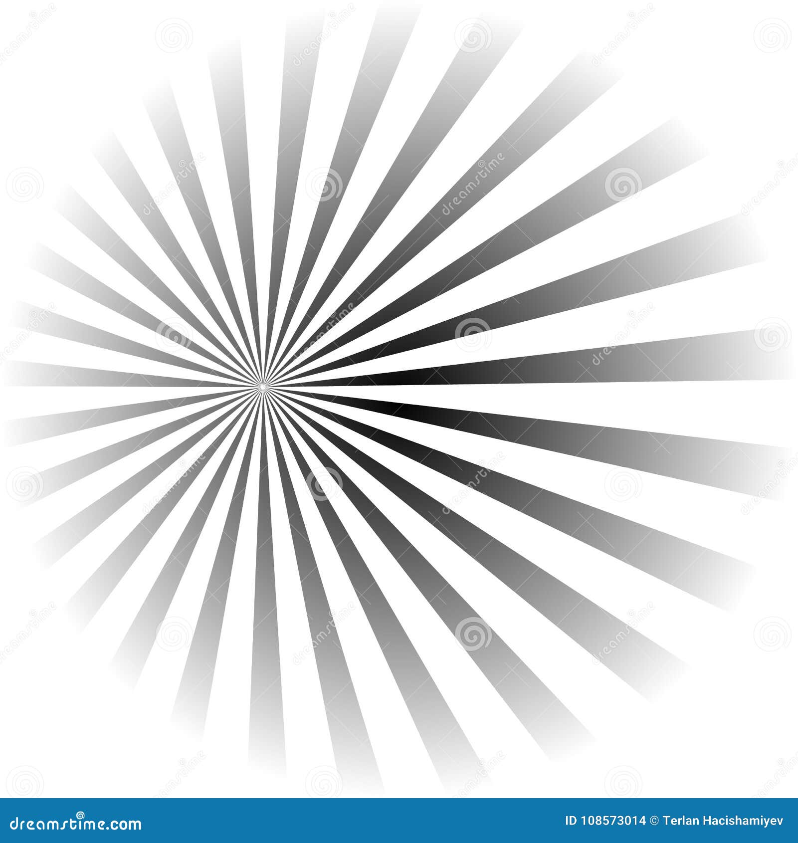 Psychedelic Spiral With Radial Rays, Twirl, Twisted Comic Effect ...