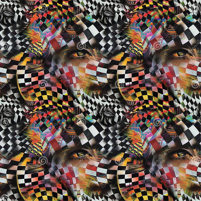 Psychedelic, Surreal Face of a Woman, Creating a Visual Narrative ...