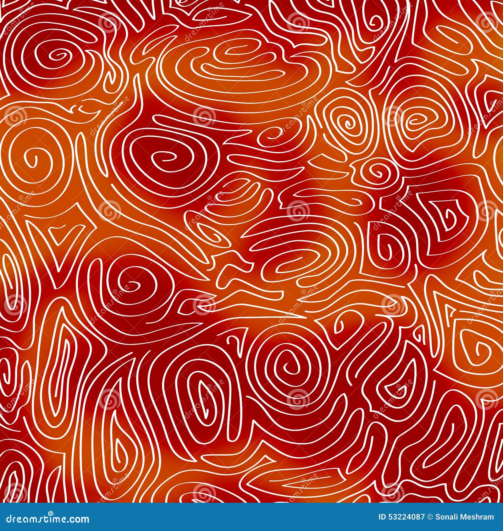 Psychedelic swirling waves stock illustration. Illustration of graphics ...