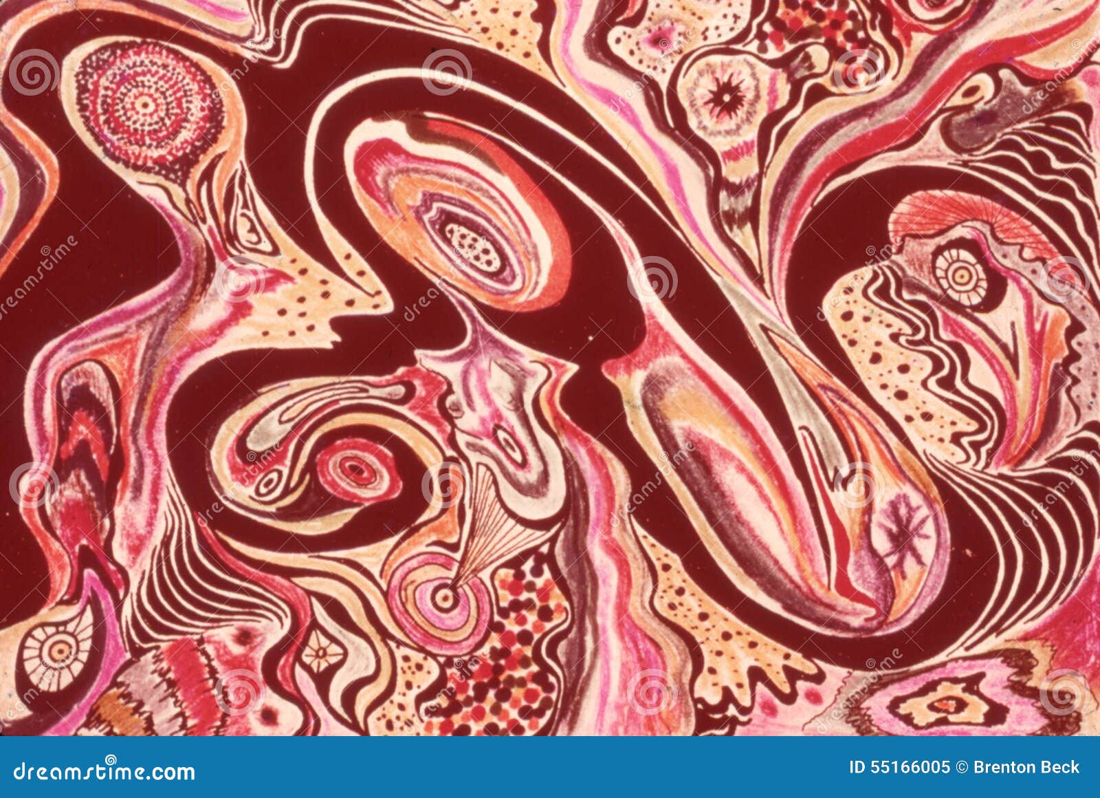 Psychedelic Trippy Hippy Background Stock Image | CartoonDealer.com ...