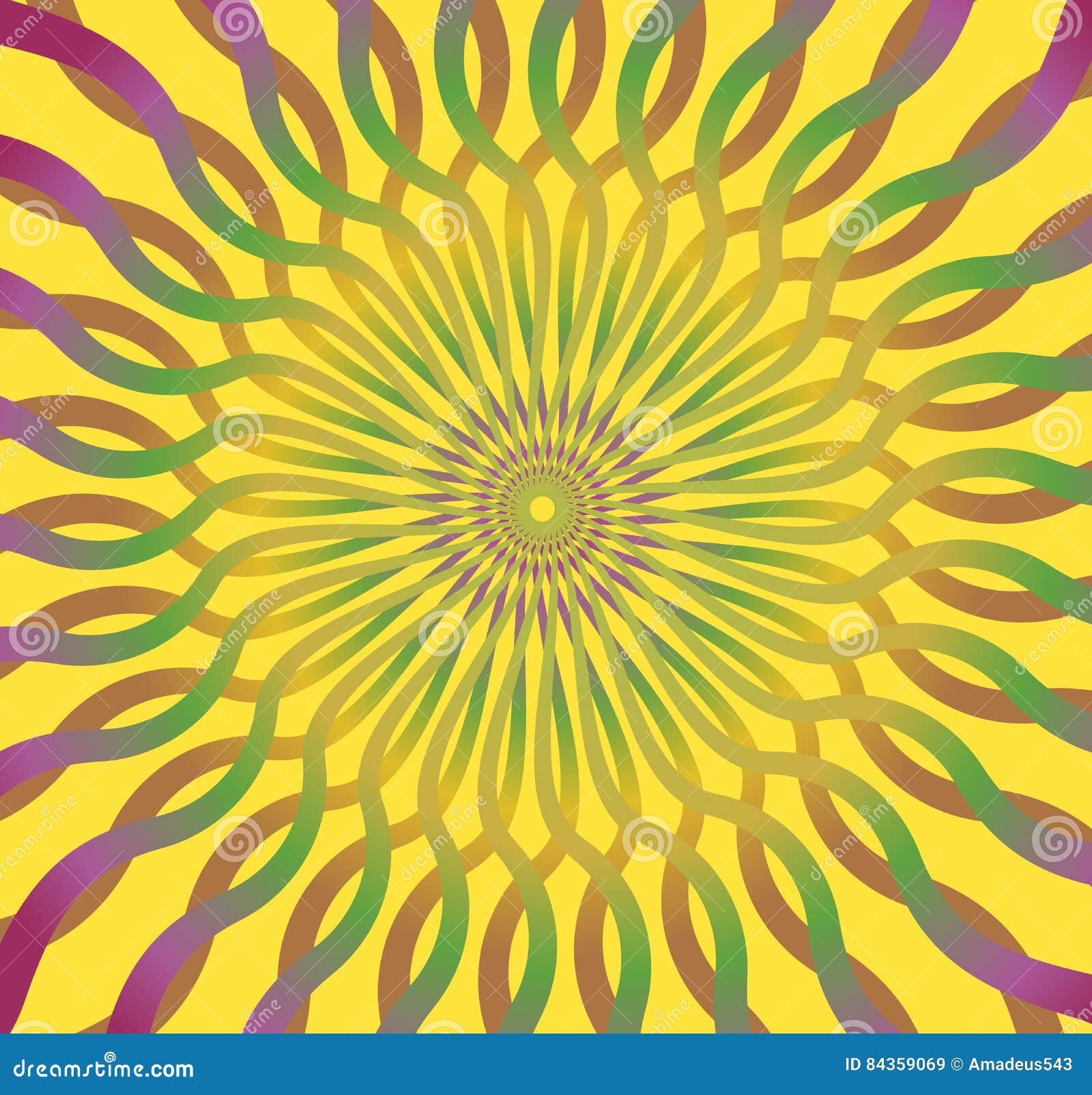 Psychedelic Vortex Abstract Art, Background Design Illustration Stock ...