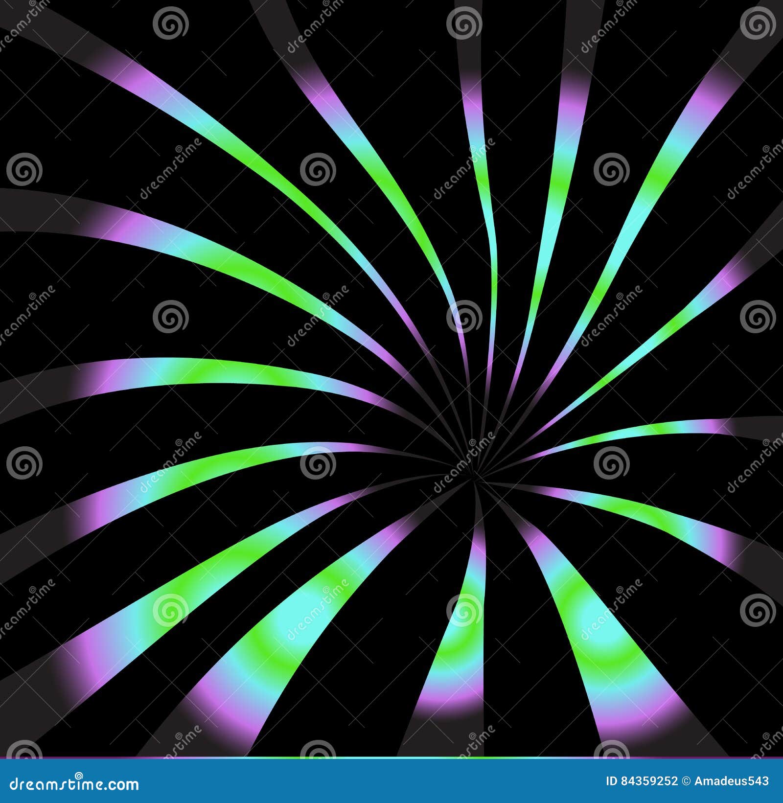 Psychedelic Vortex Abstract Art, Background Design Illustration Stock ...