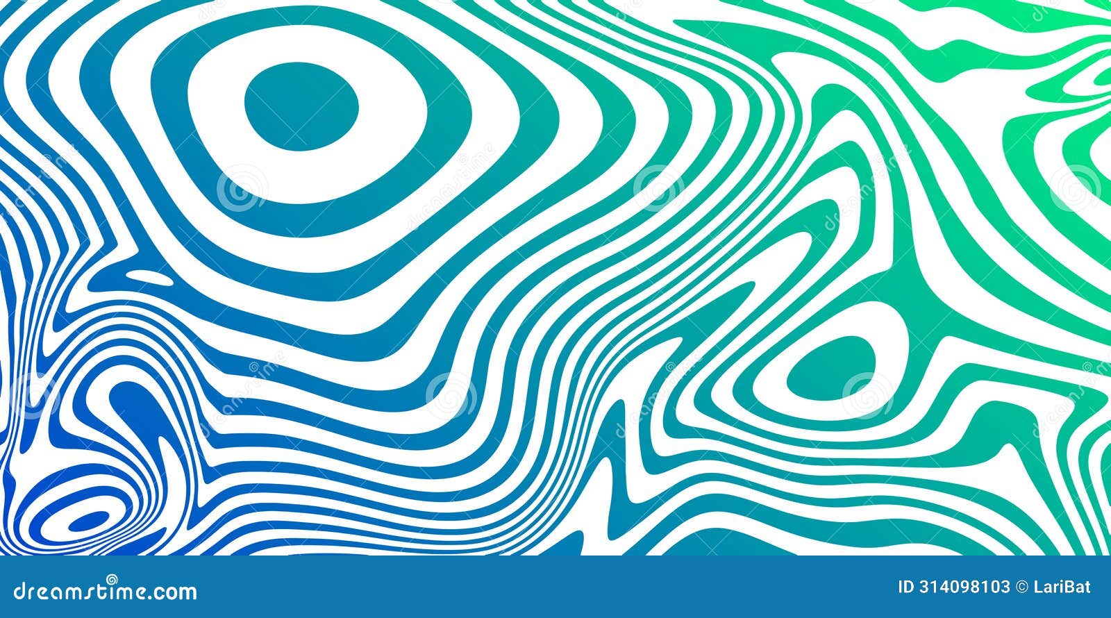 Psychedelic Vortex Pattern on Transparent Background. Blue-green ...