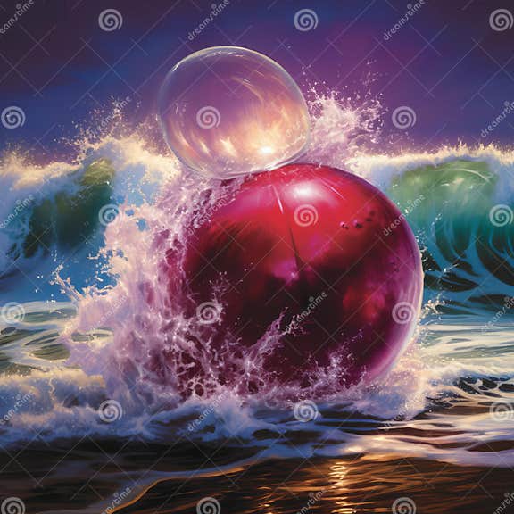 Psychedelic Waves: a Vibrant Quantum Artwork Inspired by Storm ...