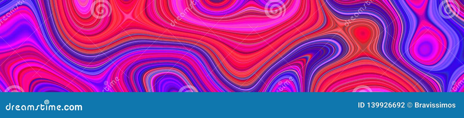 Psychedelic Web Abstract Pattern and Hypnotic Background, Banner ...
