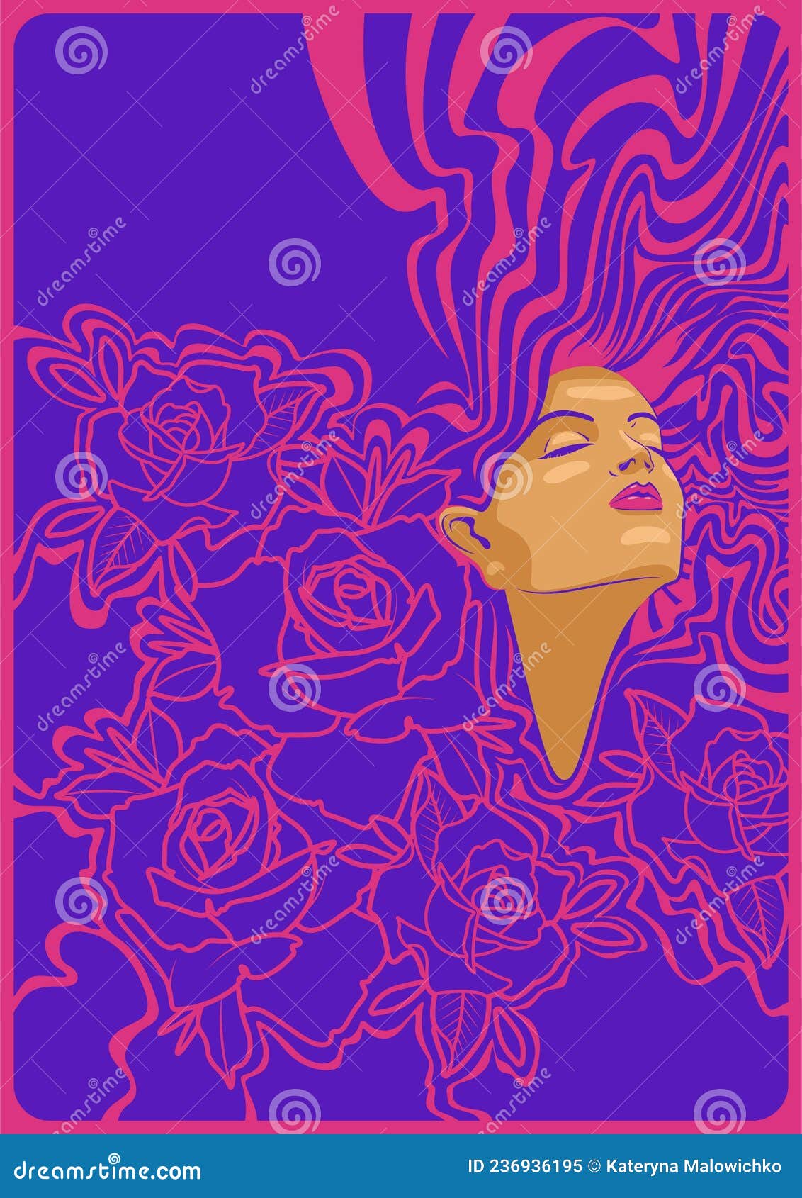 Psychedelic Posters Template Vector Set | CartoonDealer.com #218229794