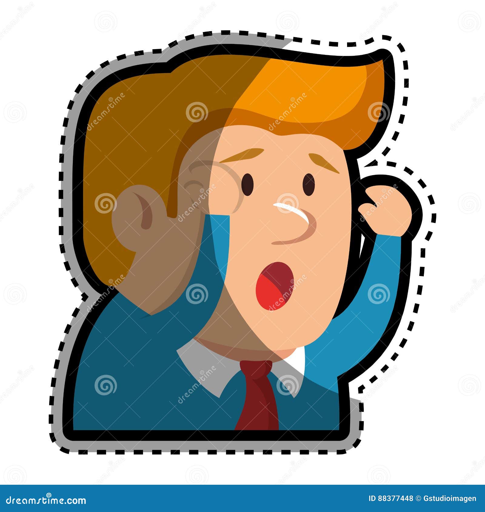 Psychiatric Patient Avatar Character Stock Vector - Illustration of ...