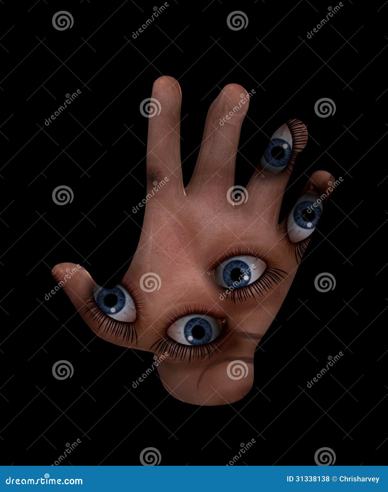 Psychic Hand Healing Energy Light Royalty-Free Stock Photo ...