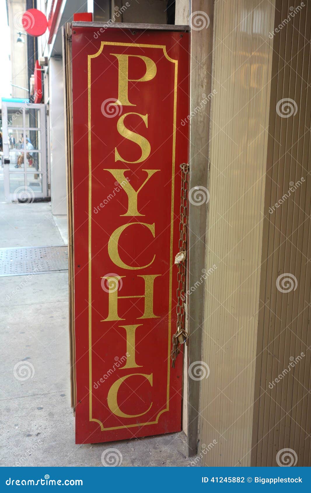 Psychic Sign stock photo. Image of mystic, fortune, palm - 41245882