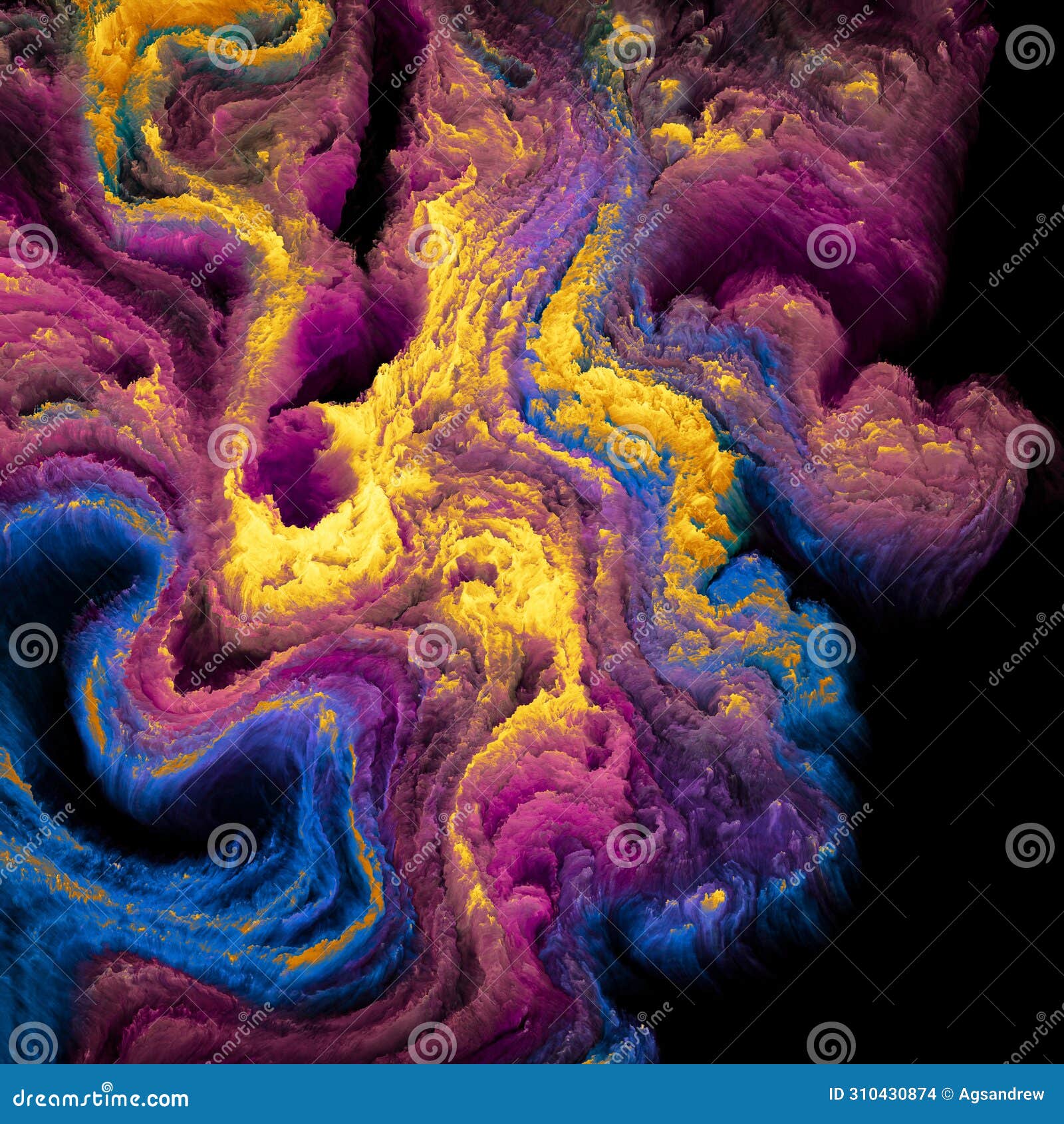 Psycho-dynamics of Active Colors Stock Illustration - Illustration of ...