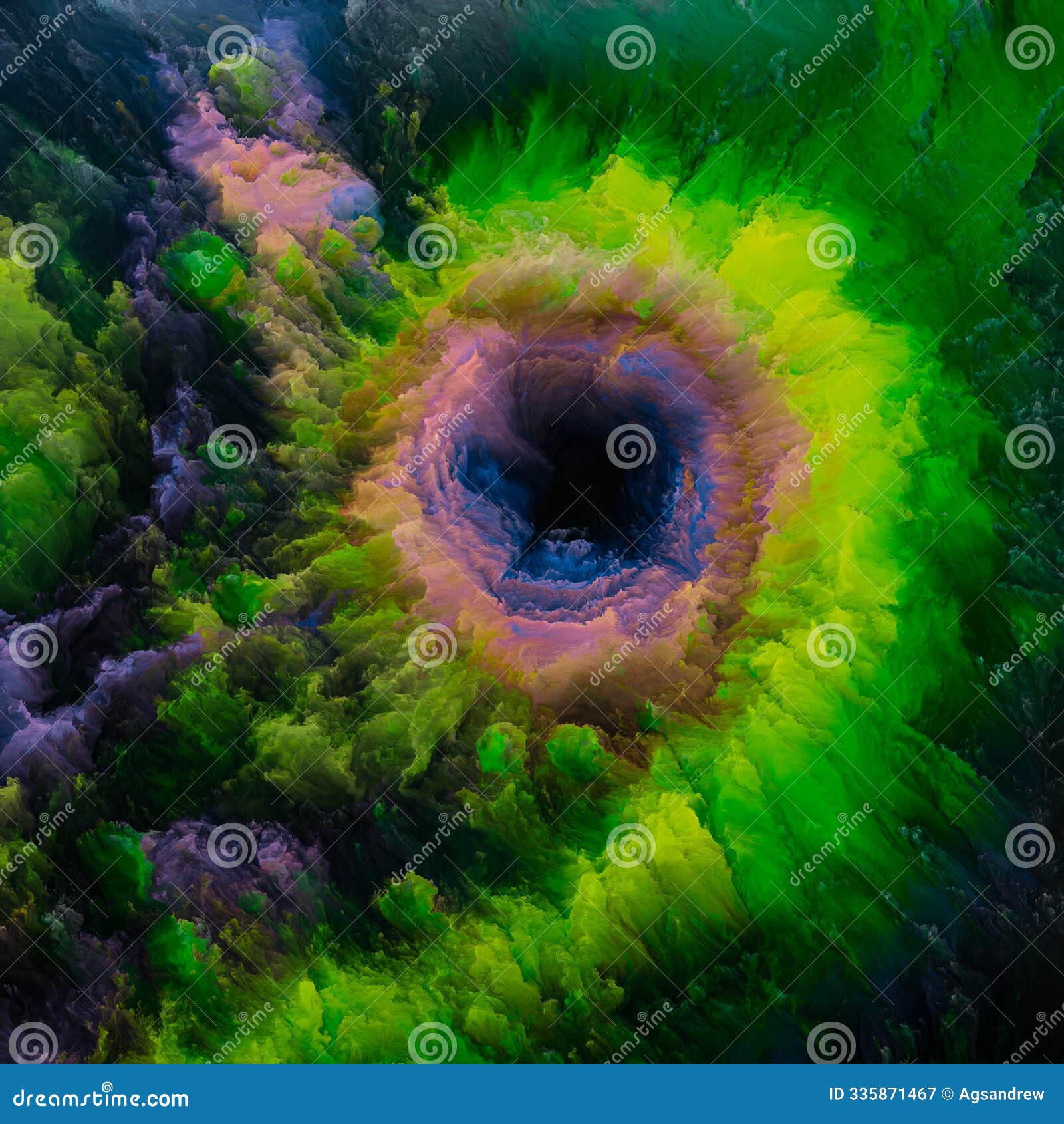 Psycho-dynamics of Active Colors Stock Illustration - Illustration of ...