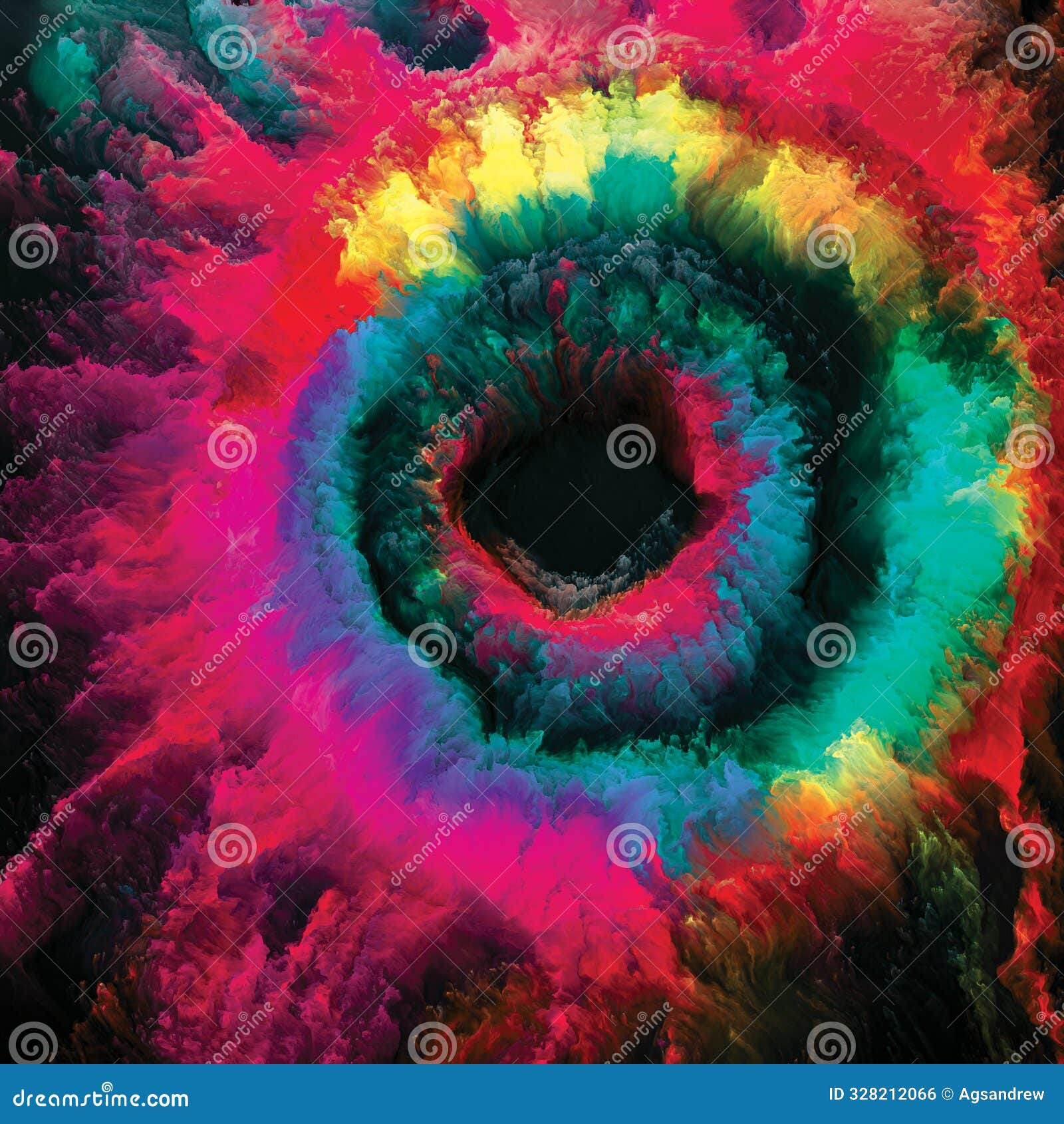 Psycho-dynamics of Active Colors Stock Illustration - Illustration of ...