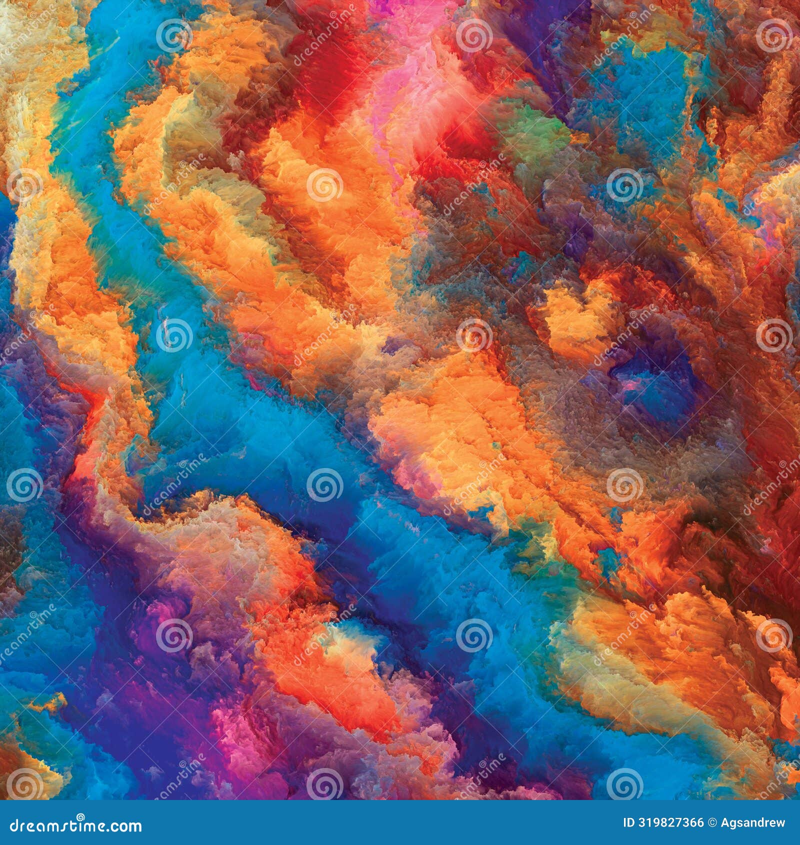 Psycho-dynamics of Active Colors Stock Photo - Image of hues, whimsical ...