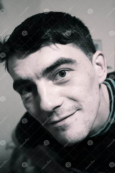 Psycho face stock image. Image of shadow, black, male - 4336273