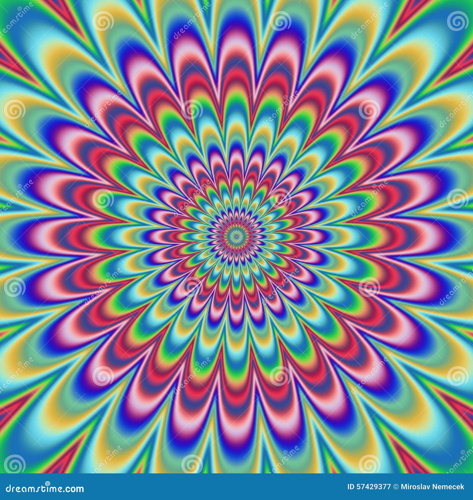 Psycho Hypno Multicolor Lines Texture, Hypno Background With Many ...