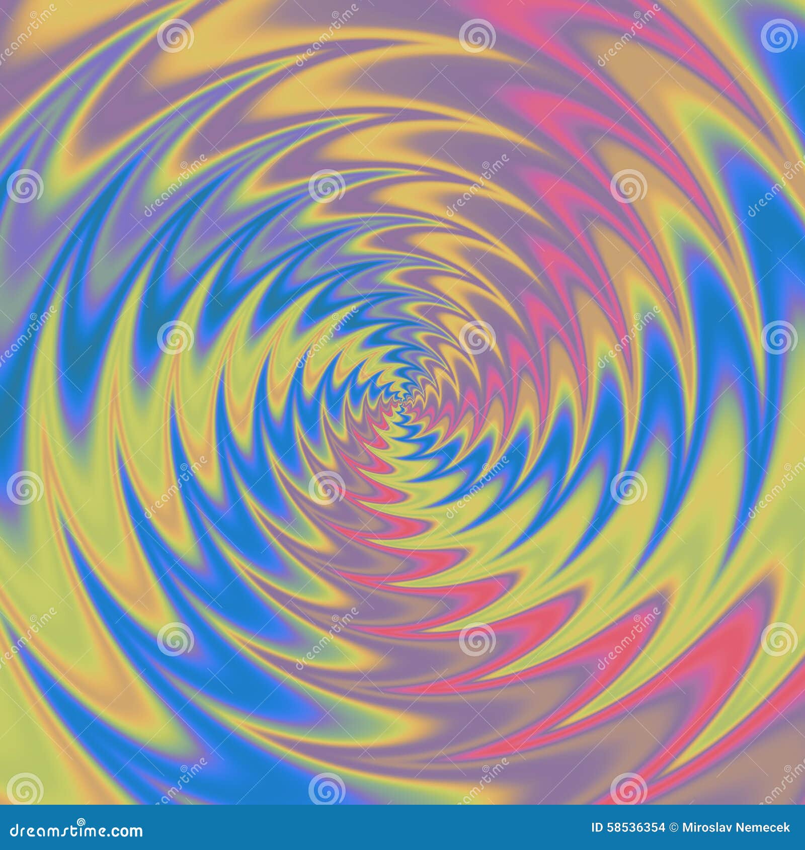 Psycho Floral Pattern Generated Texture Stock Illustration ...