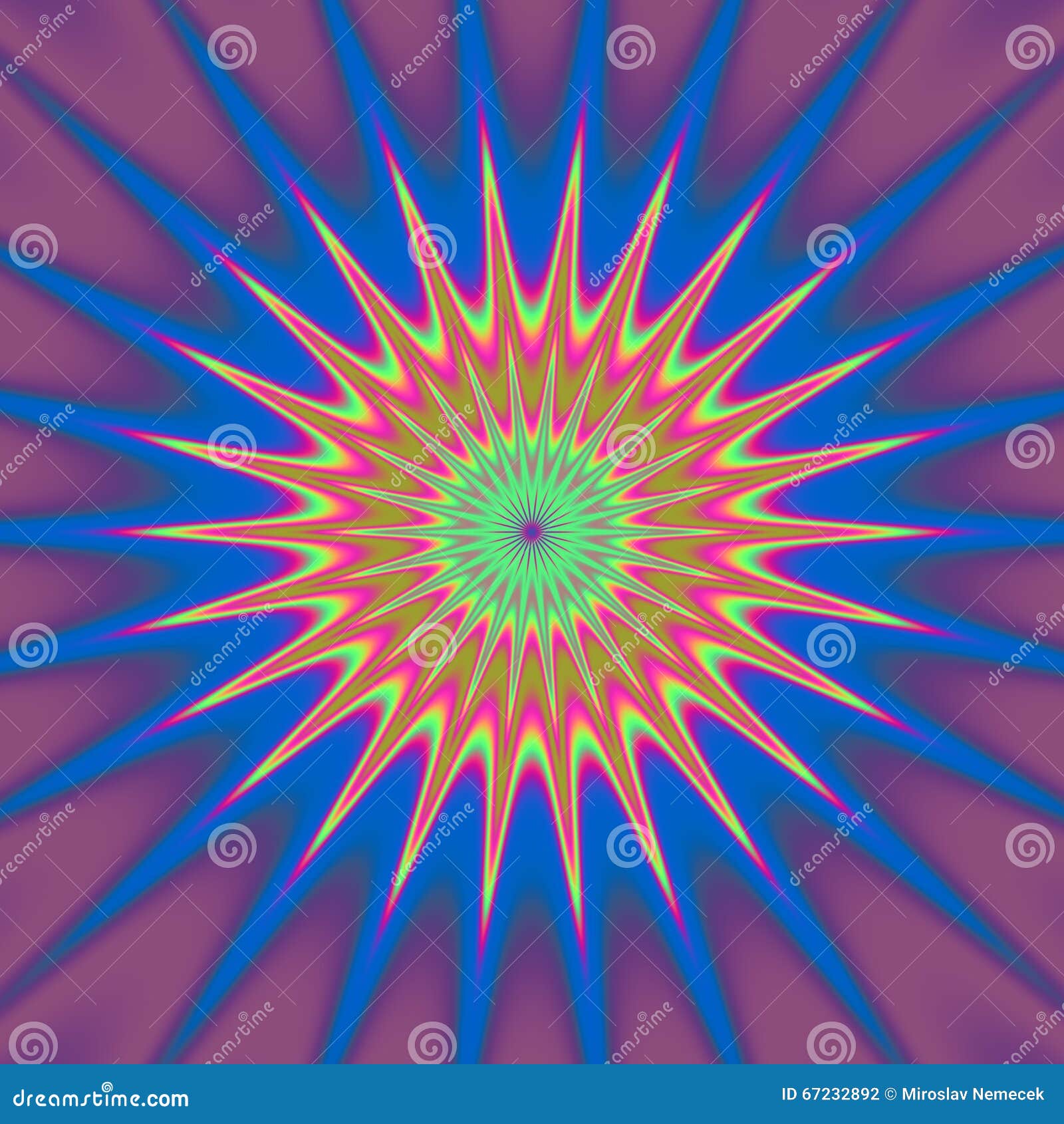 Psycho Floral Pattern Generated Texture Royalty-Free Stock Photo ...