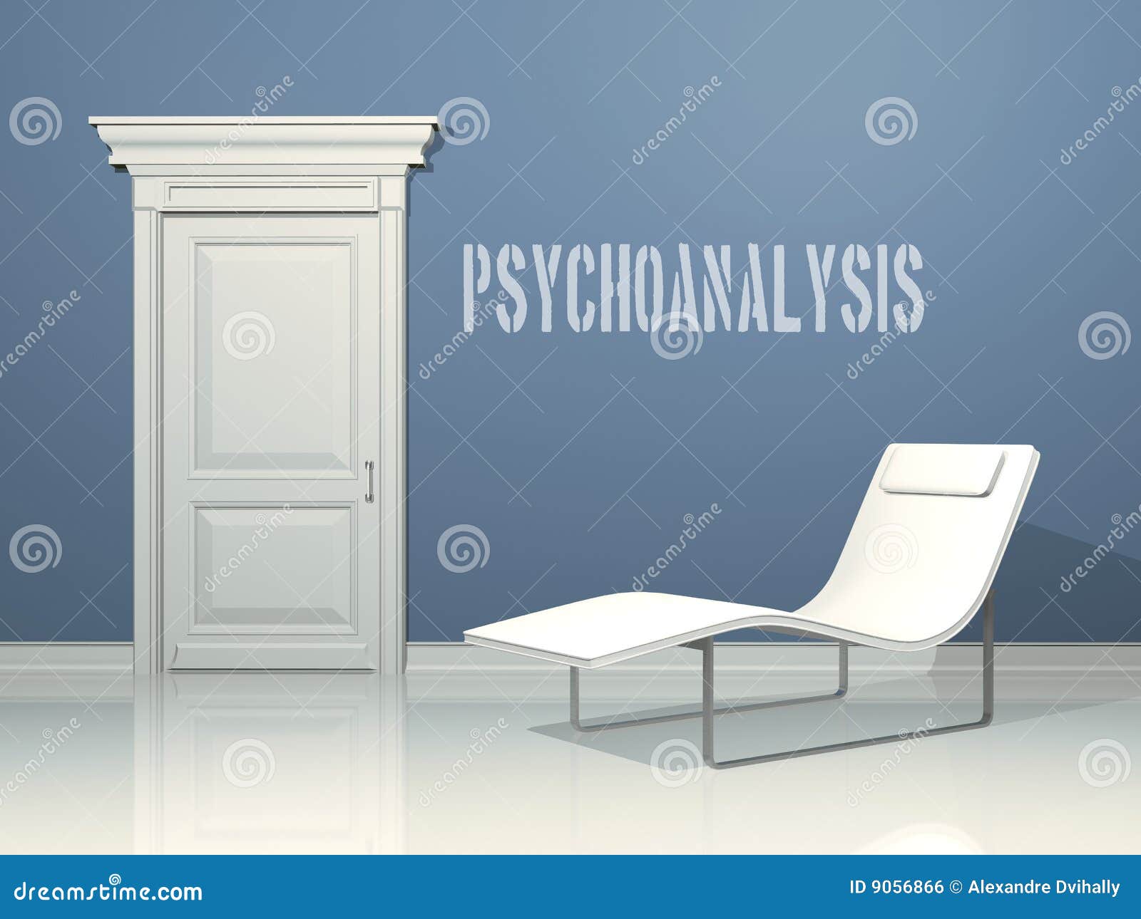 Psychoanalysis Interior Design Stock Illustration - Illustration of ...