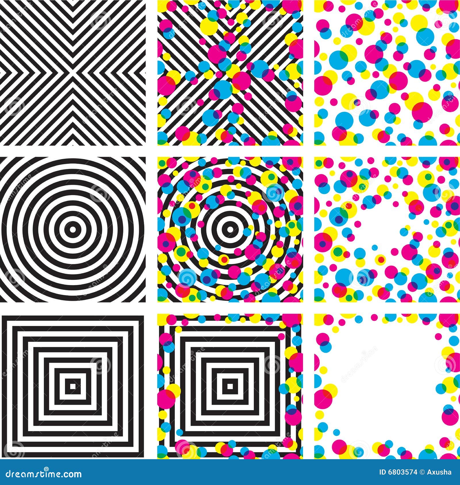 Psychodelic pattern stock vector. Illustration of background - 6803574