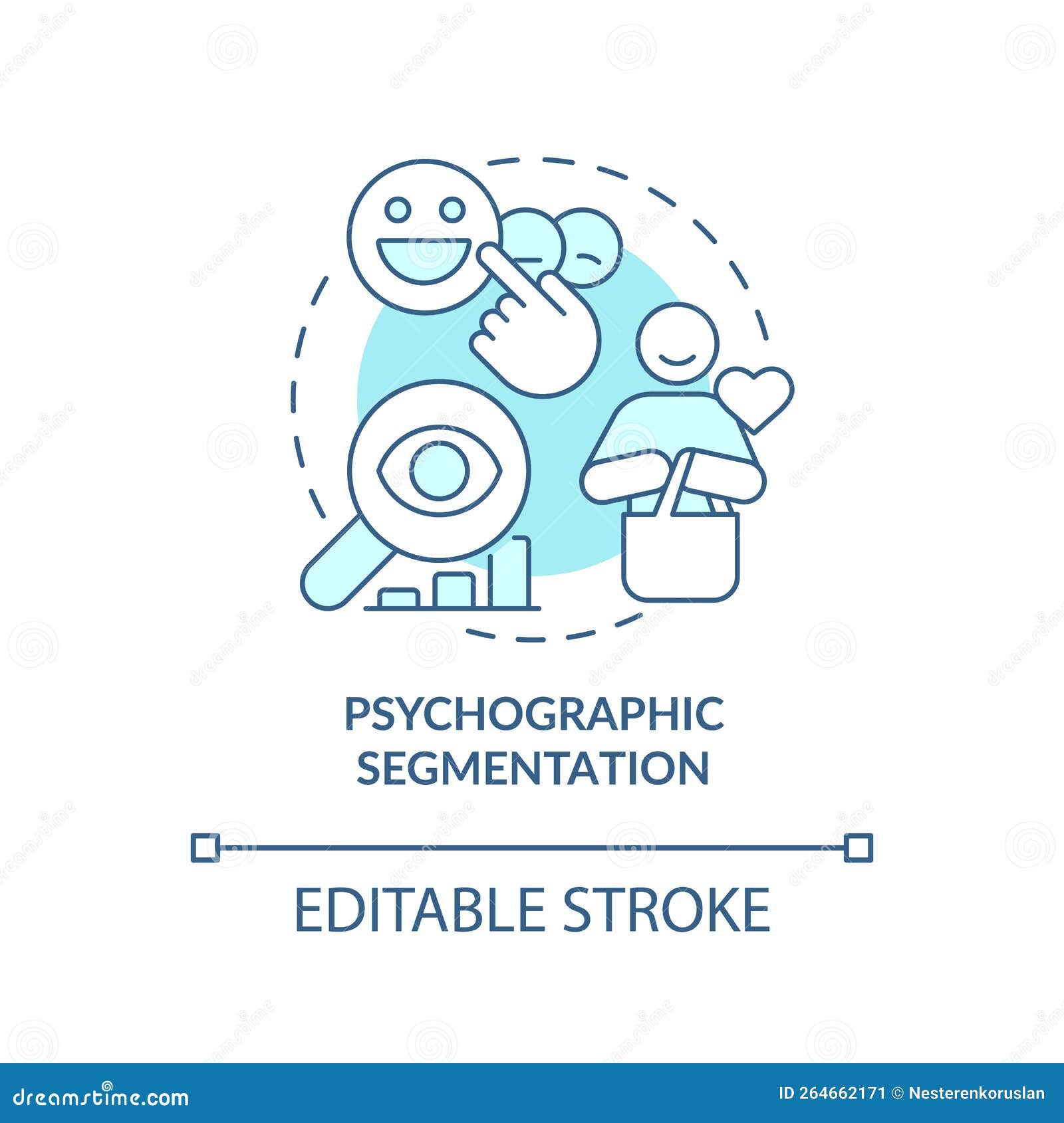 Psychographic Segmentation Blue Concept Icons Set Stock Vector ... Psychographic Segmentation Blue Concept Icons Set Stock Vector ...