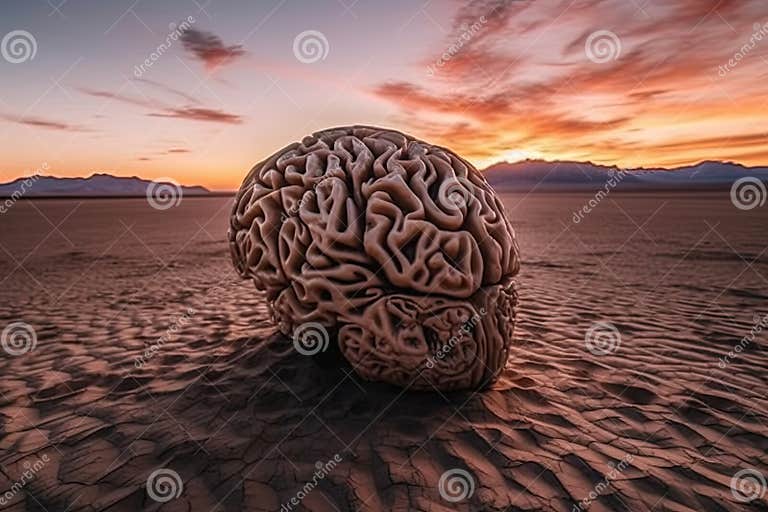 Psychological Concept, Hungry Brain Stock Illustration - Illustration ...